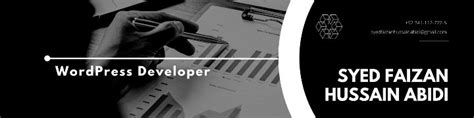 Syed Faizan Hussain Abidi Wordpress Developer Web Developer