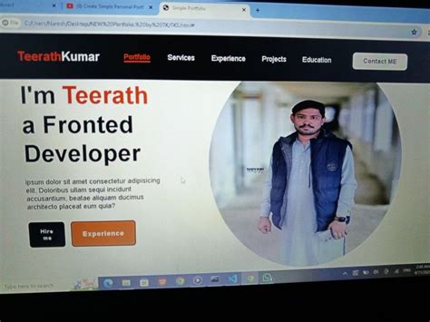 Teerath Kumar On Linkedin Frontenddeveloper Websitedesigner Html