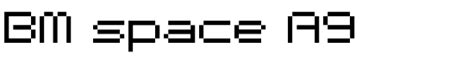 BM Space A9 Font FontZone Net BM Space A9 Font FontZone Net