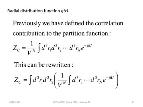 PHY 341/641 Thermodynamics and Statistical Physics Lecture ppt download