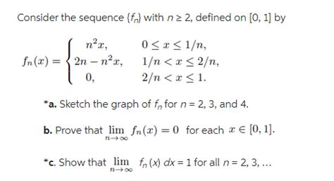 Solved Consider The Sequence Fn With N Defined On Chegg Com