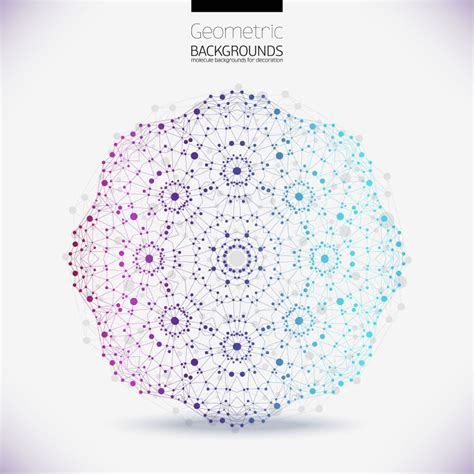 矢量分子结构图片 矢量抽象几何分子结构插图素材 高清图片 摄影照片 寻图免费打包下载