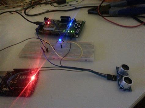 Projet électronique Fpga 4 23 Capteur De Distance Ultrasonique à