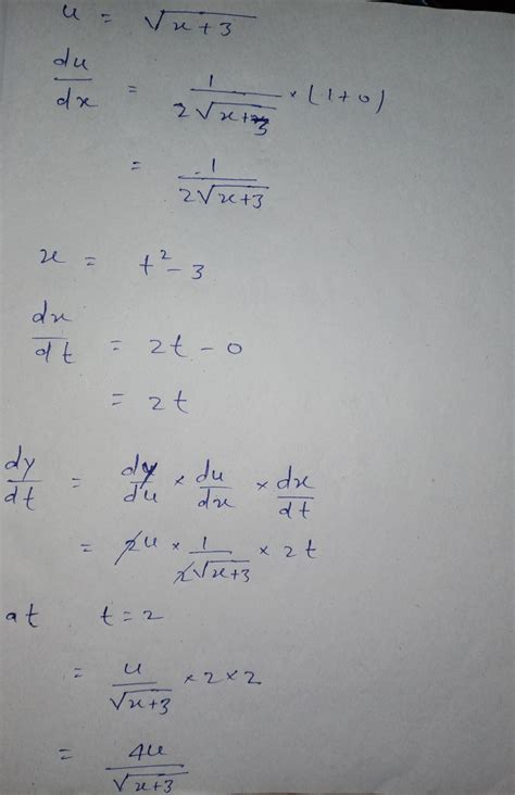 [solved] Apply The Chain Rule In Leibniz Notation To Determine And Att Course Hero