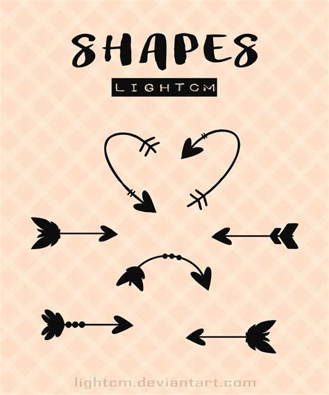 Custom Shapes Arrow For Photoshop By LightCm On DeviantArt