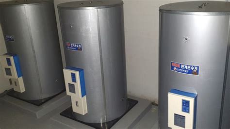 전기온수기 온수탱크 3000리터 3대 현장제작 한진보일러 3000l 2000l 1000l 4000l 5000l 전남 나주
