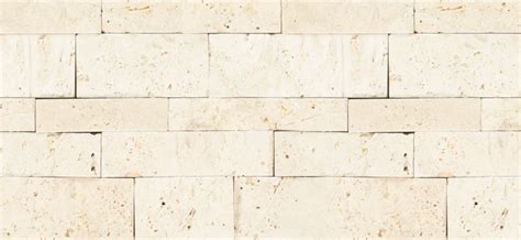 7×12 Extra Light Panel Split Face Keystone Tile