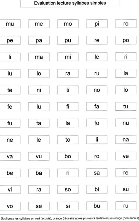 Jeux Des Syllabes Suite Artofit