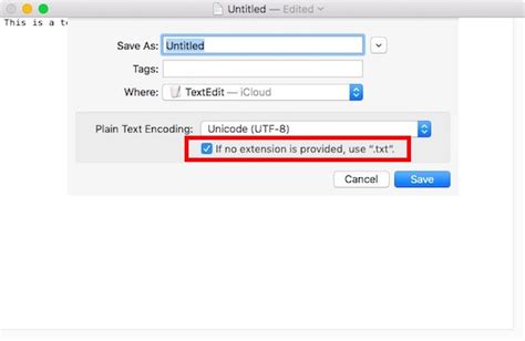 How To Save Files In Txt Format In Textedit On Mac Beebom