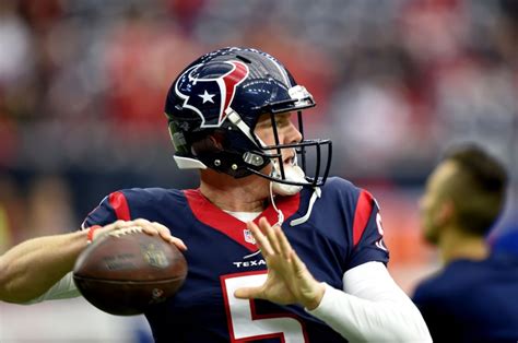 Houston Texans A Look At The Quarterbacks On The Roster