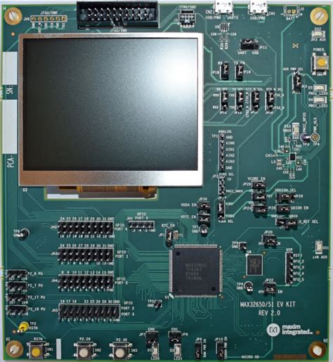 Max32650 Evkit Evaluation Kit For Max32652 Ultra Low Power Arm Cortex