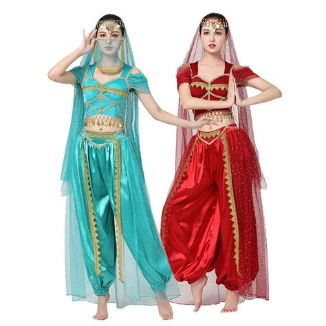 Princess Jasmine Costume Red