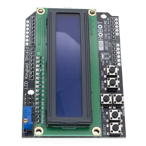 lcd keypad shield lcd1602 lcd 1602 module display blue screen for