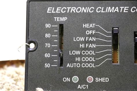 RV Accessories USED 00 00597 100 RV ELECTRONIC CLIMATE CONTROL BY INTELLITEC FOR SALE RV