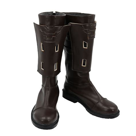 Final Fantasy Xiv Thancred Waters Brown Shoes Cosplay Boots Gcosplay