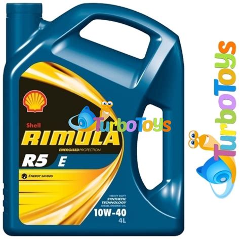 10W40 Shell Rimula R5 E 4L tb00069