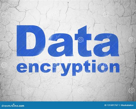 Privacy Concept Data Encryption On Wall Background Stock Illustration Illustration Of Gray