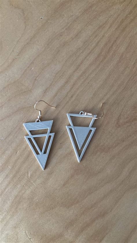 Boucle Double Triangles By Dmoonrich Download Free Stl Model