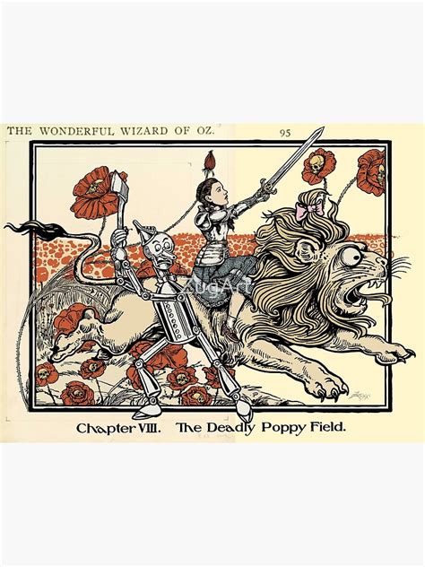 The Deadly Poppy Fields Poster For Sale By Zugart Redbubble