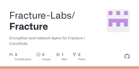 Github Fracture Labs Fracture Encryption And Network Layers For Fracture Constitute