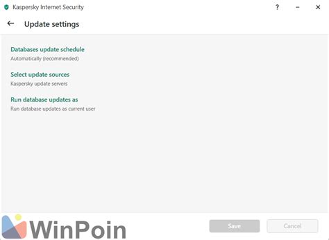 Cara Menambahkan Update Source Kaspersky Internet Security Winpoin
