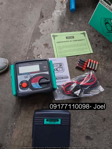 Kyoritsu Megger Tester Commercial And Industrial Construction Tools