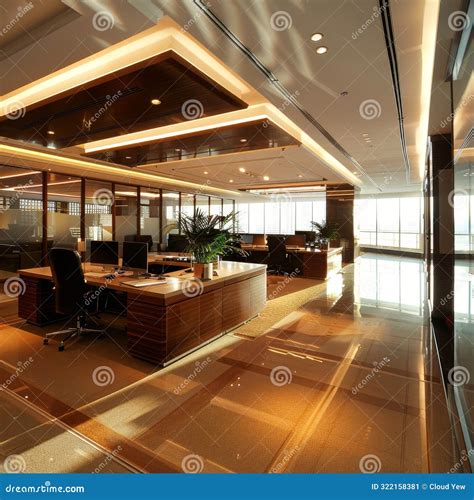 Professional Environment Featuring A Structured Layout Pattern Stock