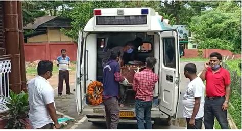 Mortal Remains Of Officer Sanju Das Reaches Silchar Gun Salute At Funeral Barak Bulletin
