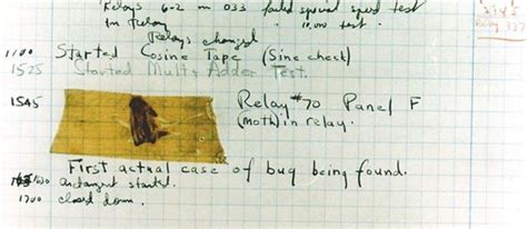 September 9 — First “bug” Found In Computer 1945 Today In Conservation