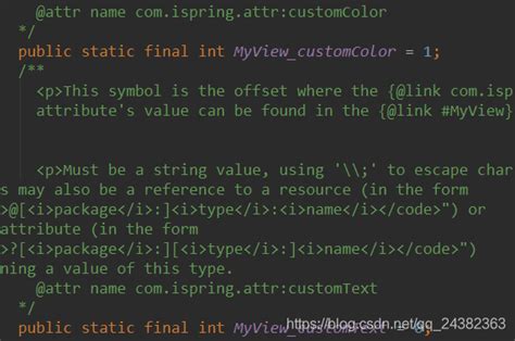 Android 自定义 View Xml属性详解android 自定义view Xml Csdn博客