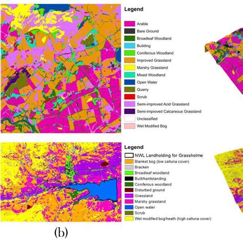 A Worldview 2 Multispectral Satellite Images B 2d Habitat Maps Download Scientific