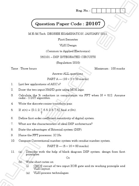 Dsp Integrated Circuits 4 Pdf Digital Signal Processing Very Large Scale Integration