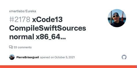 Xcode13 Compileswiftsources Normal X8664 Comapplepiler · Issue 2178