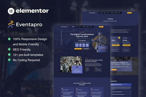 Eventapro Event And Conference Elementor Pro Template Kit
