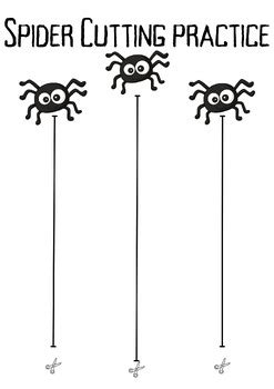 Spider Cutting Practice By Joy In The Morning TPT