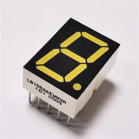 Ultra Bright White 14 2mm 1 Digit 7 Segment LED Display Common Cathode For Digital Indicator 7