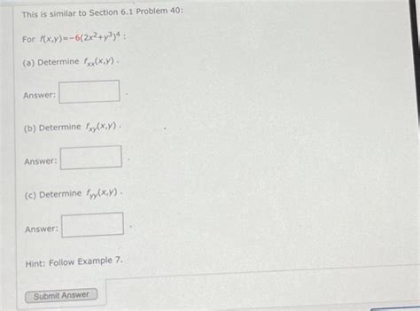 Solved This Is Similar To Section 61 Problem 40 For