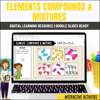 Classification Of Matter Elements Compounds And Mixtures Digital