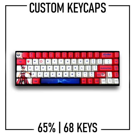 65 Custom Keycaps Set Ansi 68 Keys Goblintechkeys
