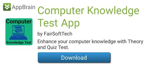 Computer Knowledge Test App For Android Free App Download