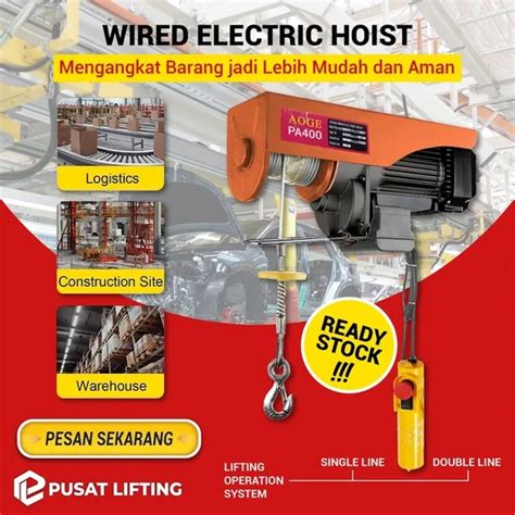 Distributor Jual Mini Hoist Electric Terlengkap Harga Terjangkau