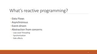 Reactive Programming In Android PPT