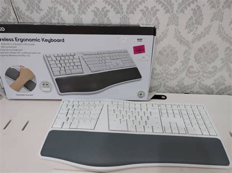 Wireless Ergonomic Keyboard Computers Tech Parts Accessories Computer Keyboard On Carousell