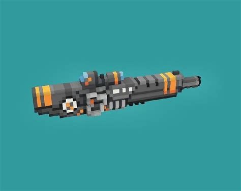 3d Model Blaster 6wo Astauand Vr Ar Low Poly Cgtrader