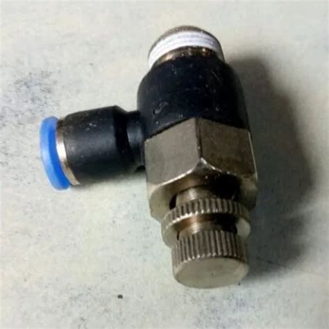 Mild Steel Male Pneumatic Flow Control Connector Size 1 Inch Thread Mild Steel Male Pneumatic Flow Control Connector Size 1 Inch Thread