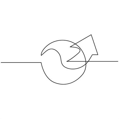 Premium Vector Continuous One Line Drawing Network Sign Line Art