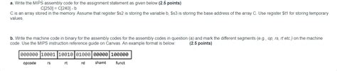 solved a write the mips assembly code for the assignment