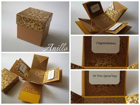 Exploding Box Cards Handmade Exploding Boxes Card Making