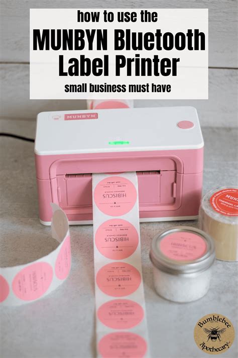 How To Print Product Labels At Home Bumblebee Apothecary