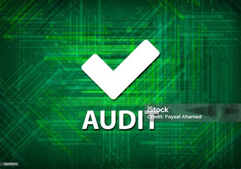 Audit Green Background Stock Illustration Download Image Now Audit